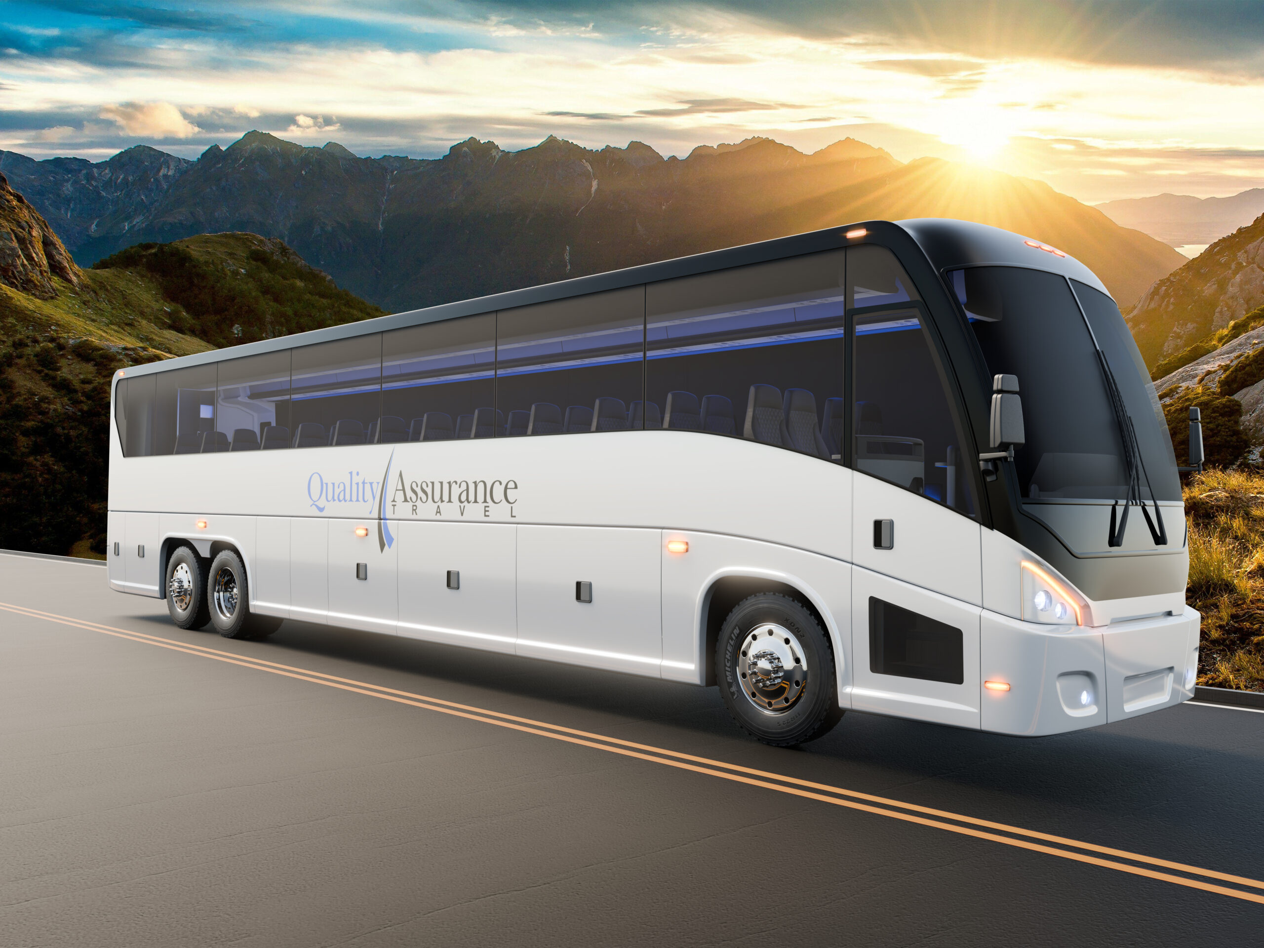 47 Passenger Charter Bus - Quality Assurance Travel